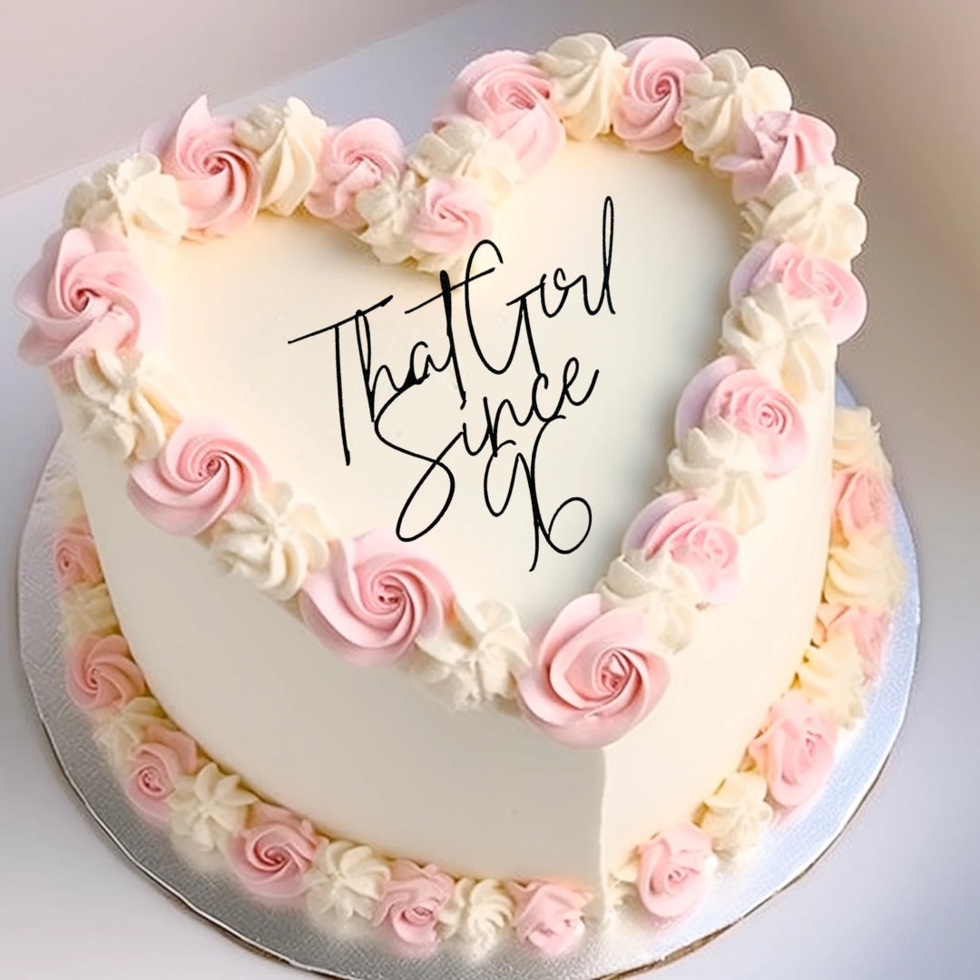 That Girl Since Cake Topper, That Girl Since Cake Charm, That Girl ...