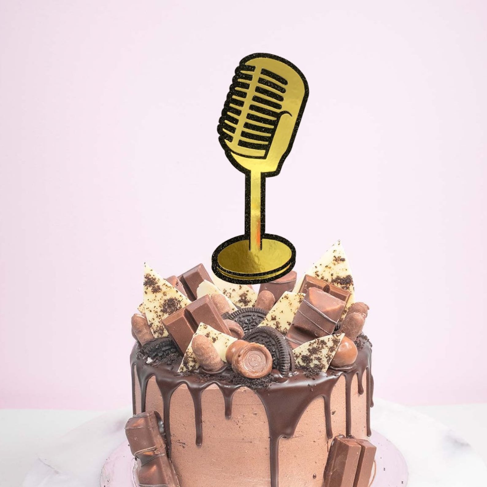 Retro Microphone Cake Topper Microphone Cake Topper Singer - Etsy
