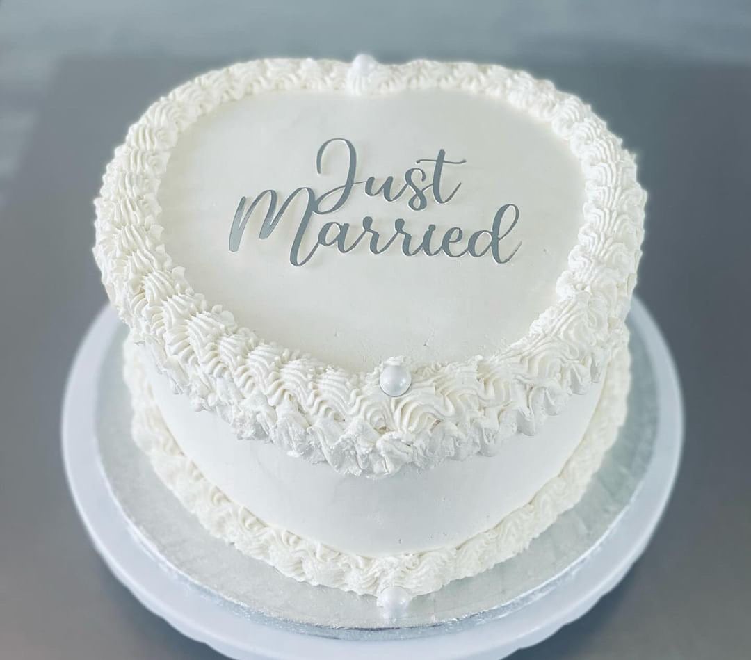 Just Married Cake Charm, Just Married Cake Topper, Wedding Cake Charm ...
