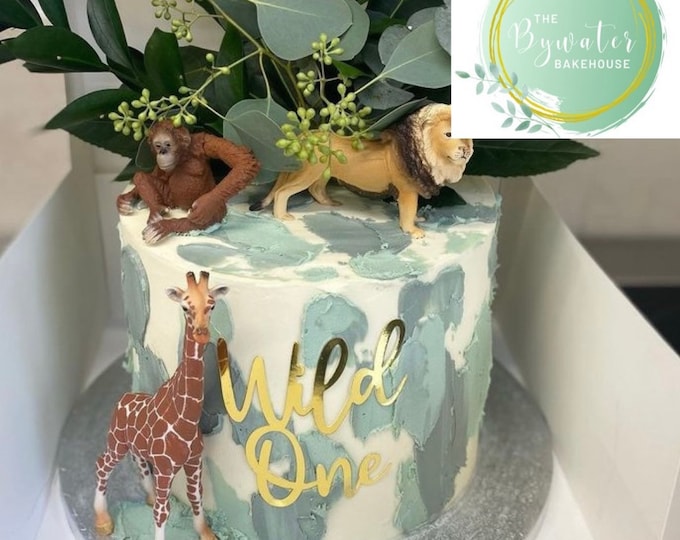 Wild One Cake Charm, 1st Birthday Cake Topper, One Cake Decorations ...