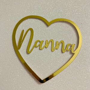 Mother’s Day Cupcake Toppers, Happy Mother’s Day Cake Topper, Nan Nanna ...