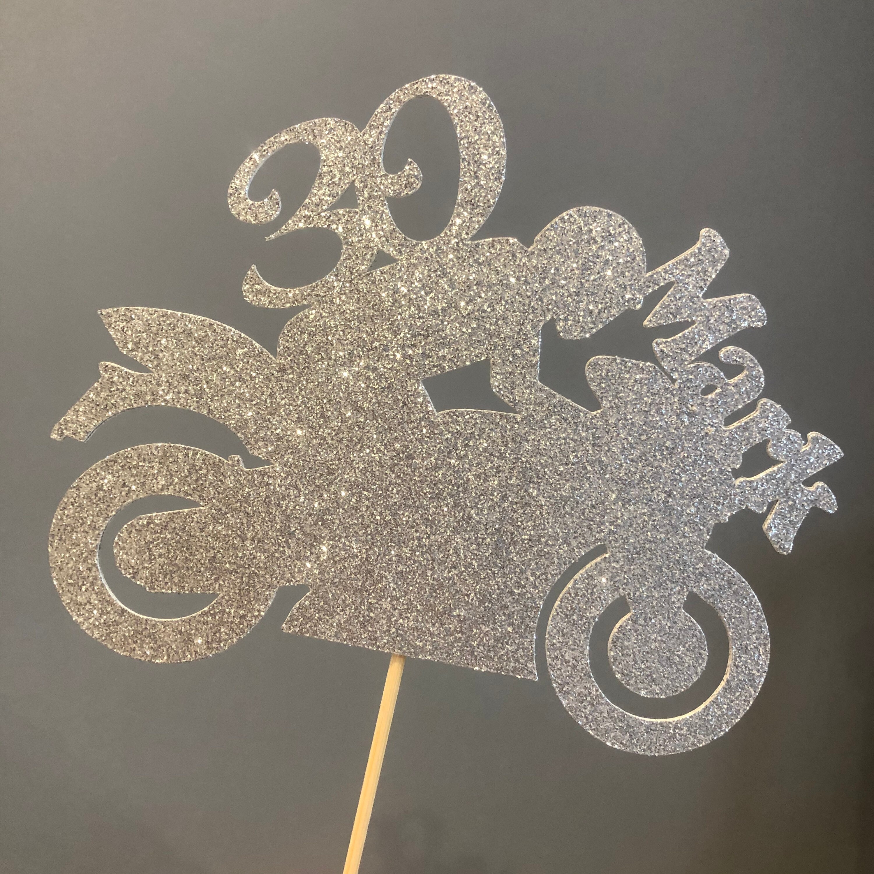 Motorbike gift motorcycle personalised cake topper 18 21 30 | Etsy