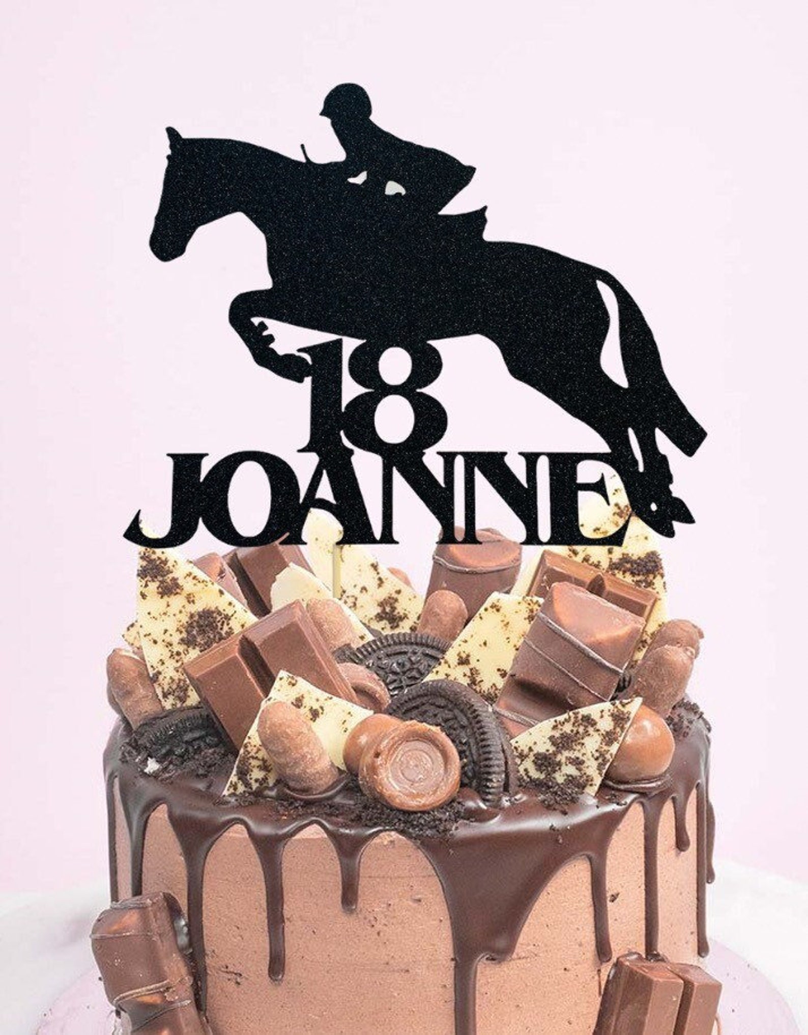 Show Jumping Cake Topper, Horse Cake Topper, Horse Jumping Cake Topper ...