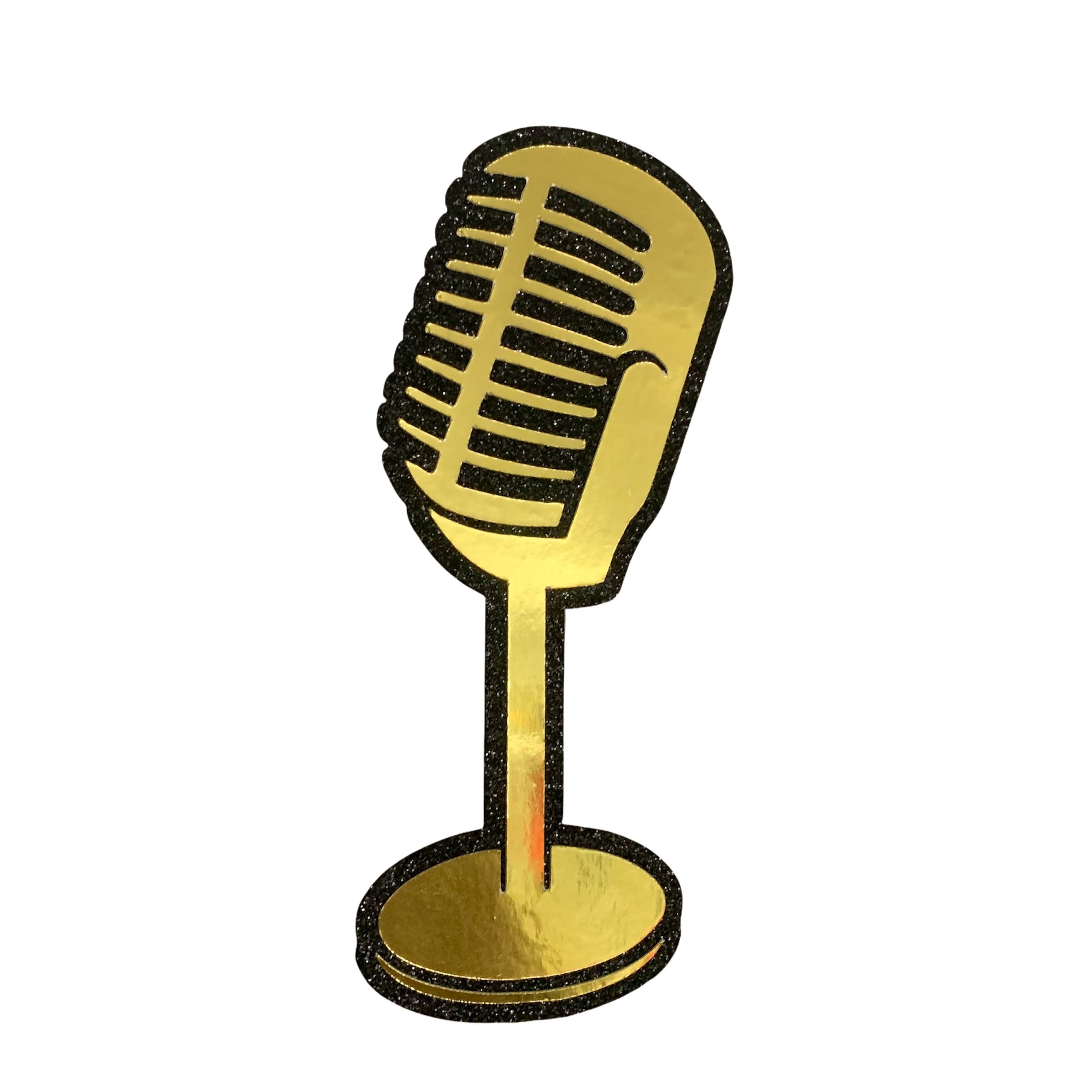 Retro Microphone Cake Topper, Microphone Cake Topper, Singer Cake ...