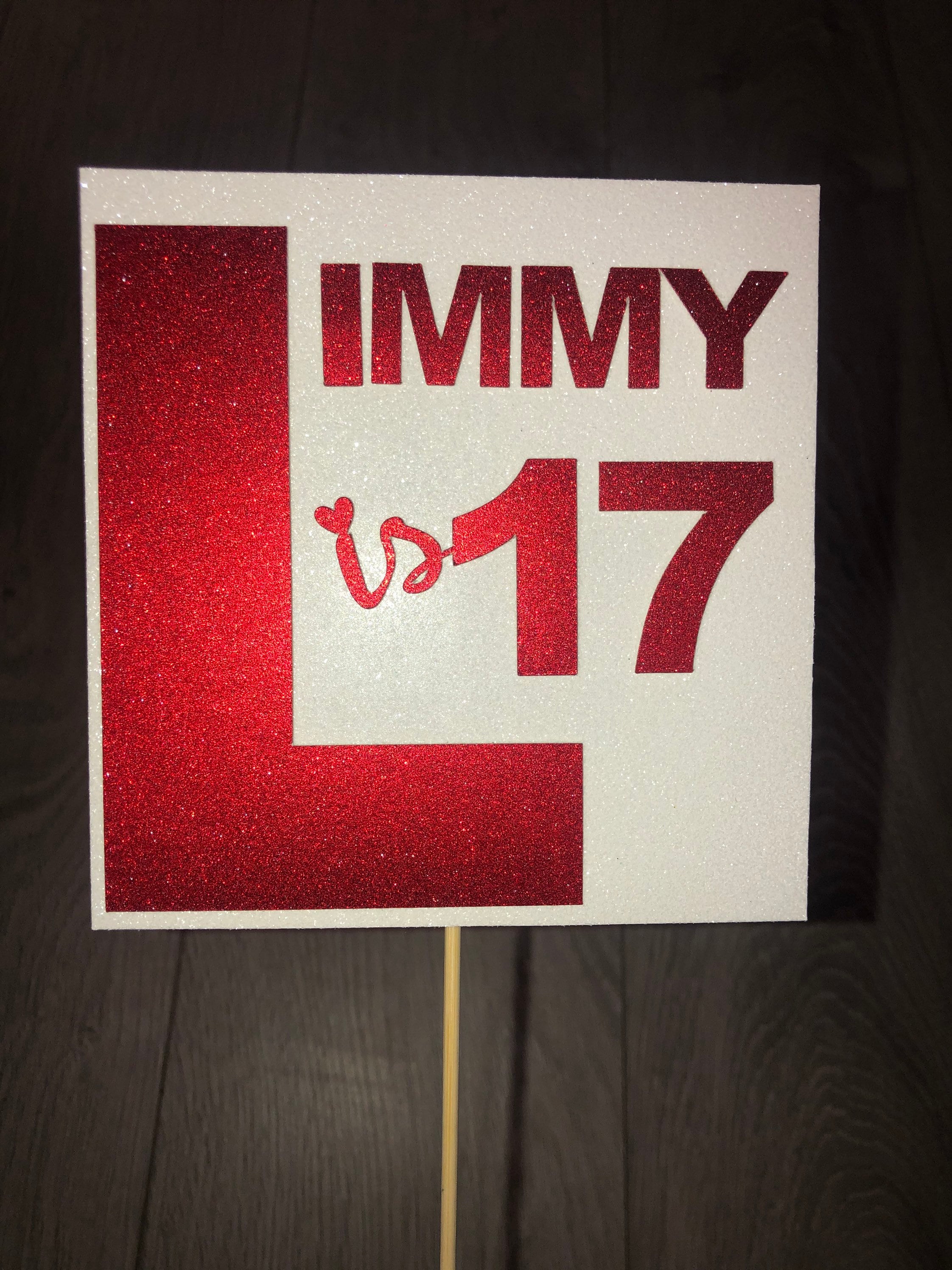 L Plate Cake Topper Learner Driver 17th 18th birthday Cake | Etsy