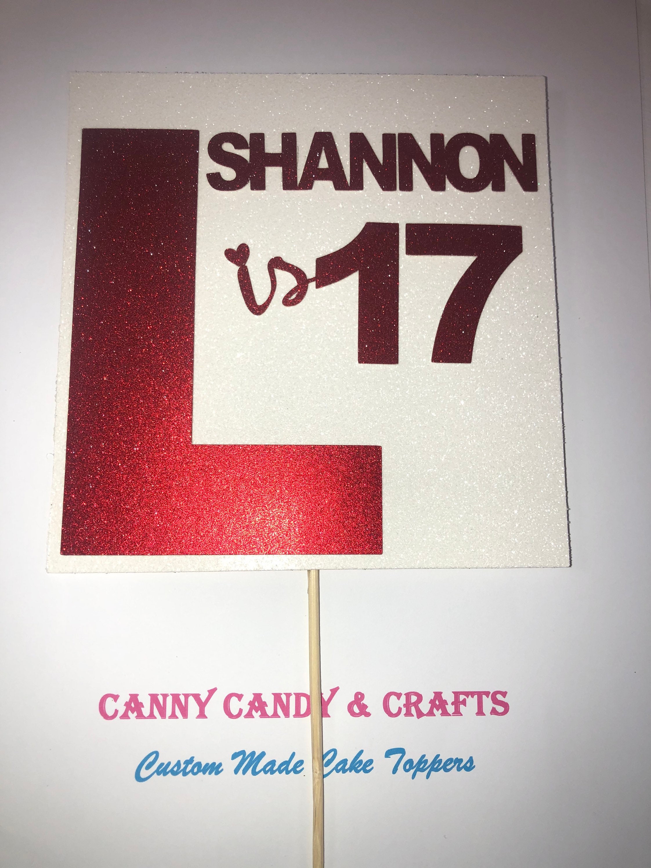 L Plate Cake Topper Learner Driver 17th 18th birthday Cake | Etsy