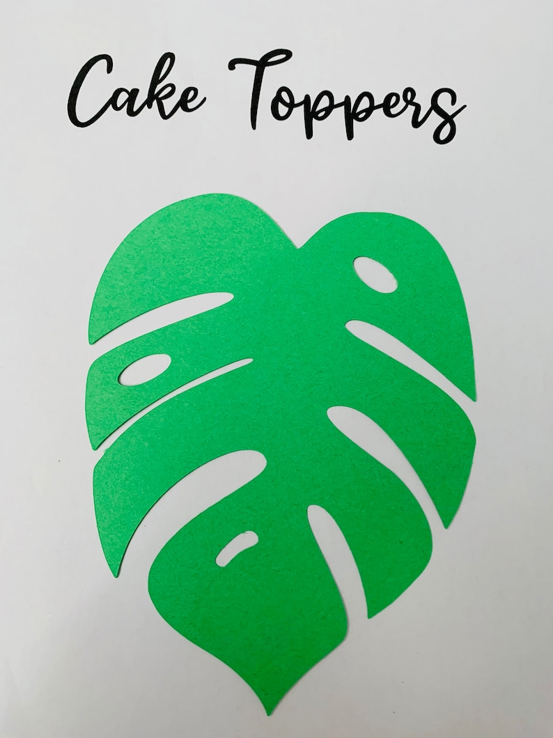 Palm Leaf Cake Topper, Palm Leaves, Palm Tree Cake Topper, Jungle ...