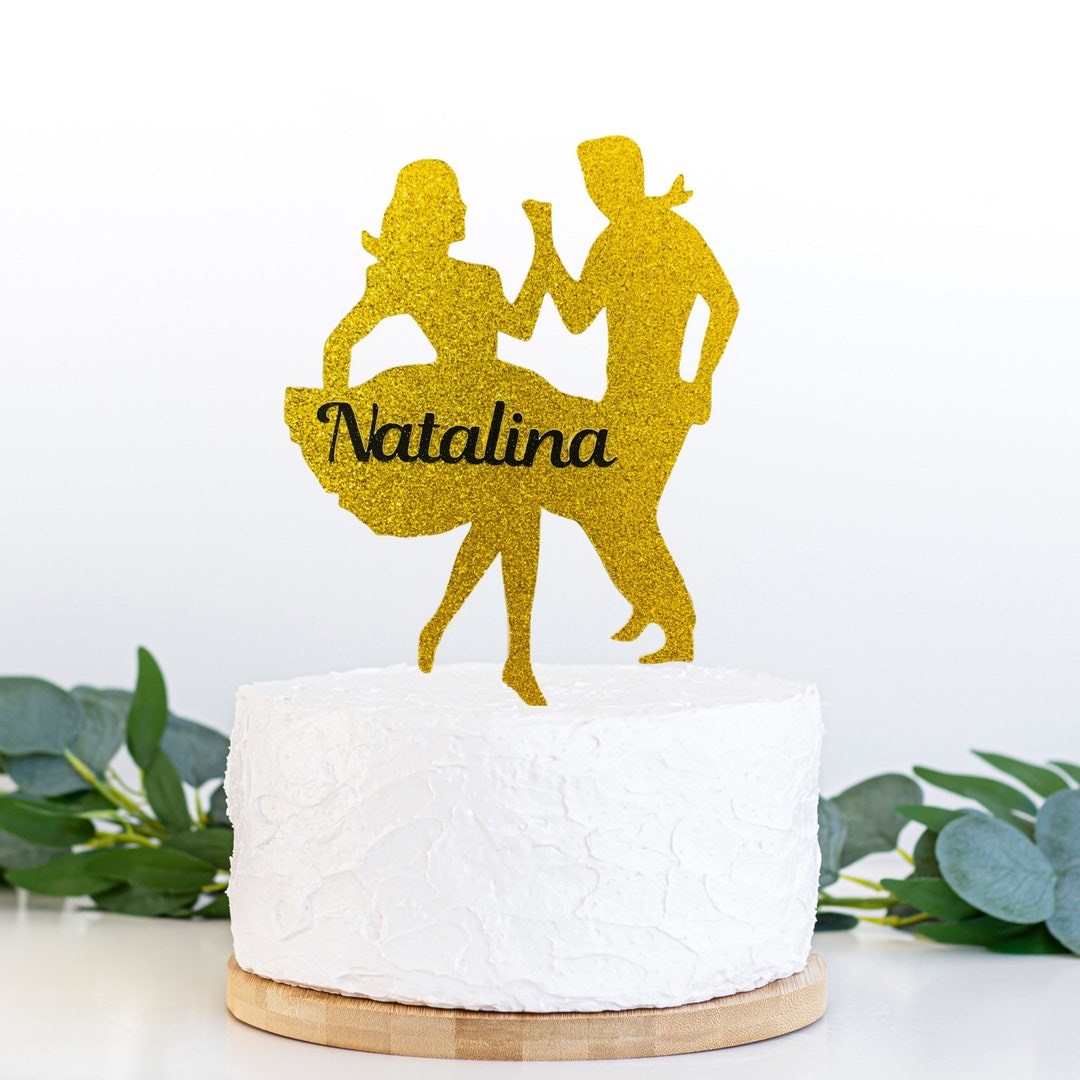 Jive Dancing Cake Topper, Couple Dancing Cake Topper, Birthday Cake ...