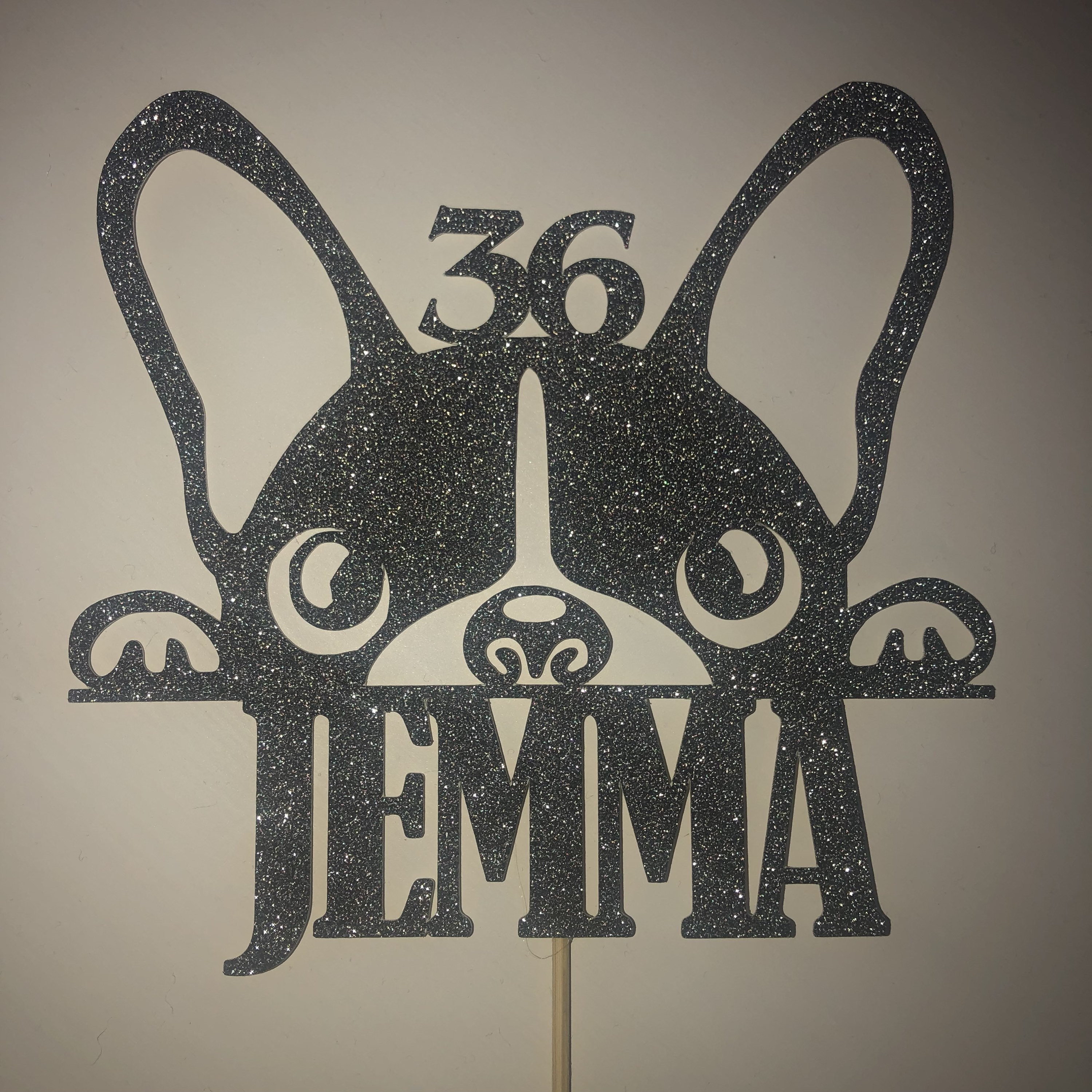 French Bulldog Cake Topper, Dog Customised Cake Topper, Frenchie Cake ...