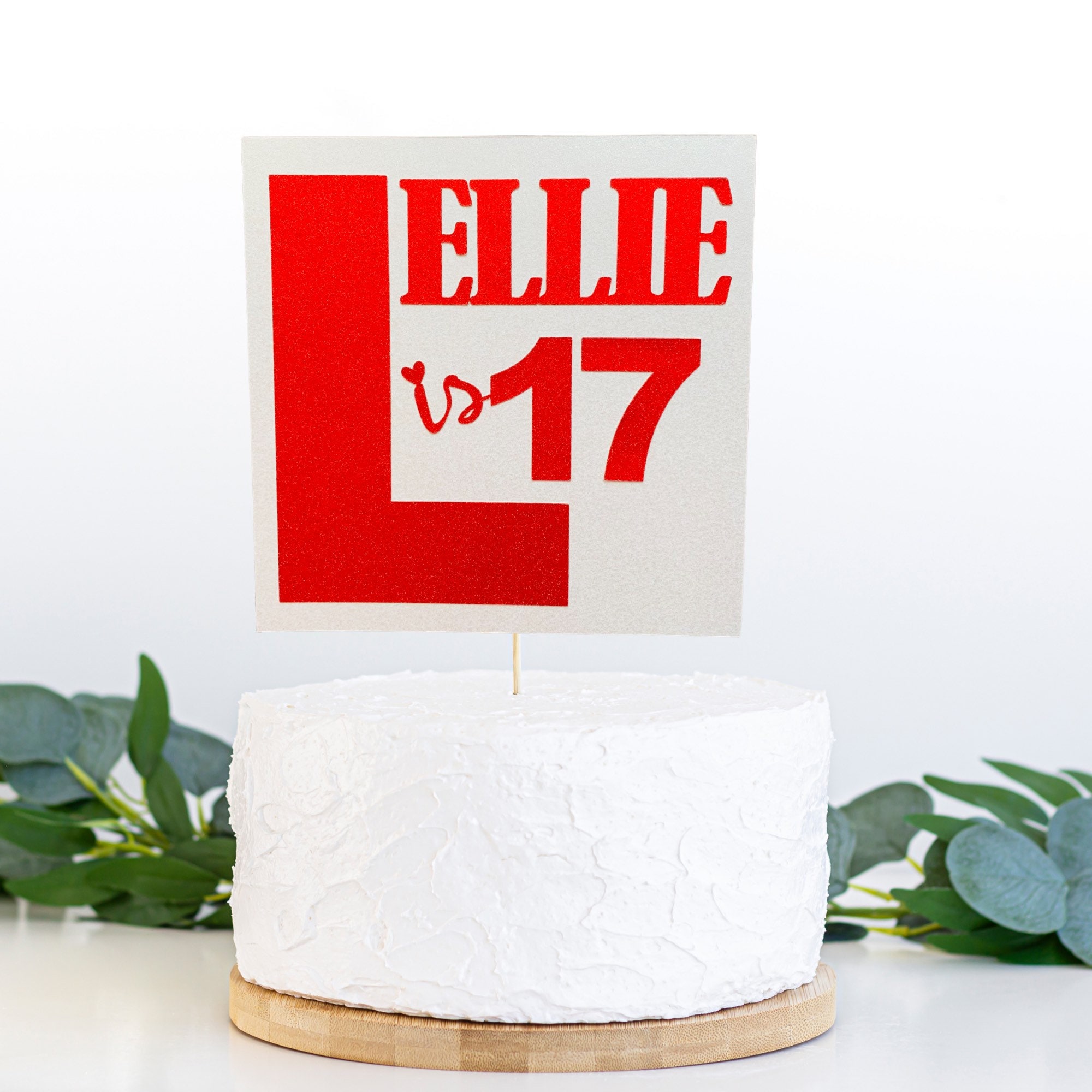 L Plate Cake Topper Learner Driver 17th 18th Birthday Cake | Etsy UK