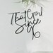 That Girl Since Cake Topper, That Girl Since Cake Charm, That Girl ...