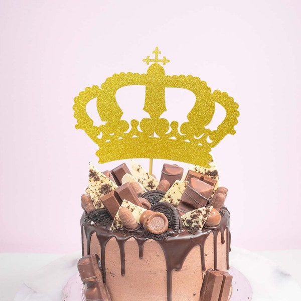 Prince Crown Cake Topper - Etsy UK