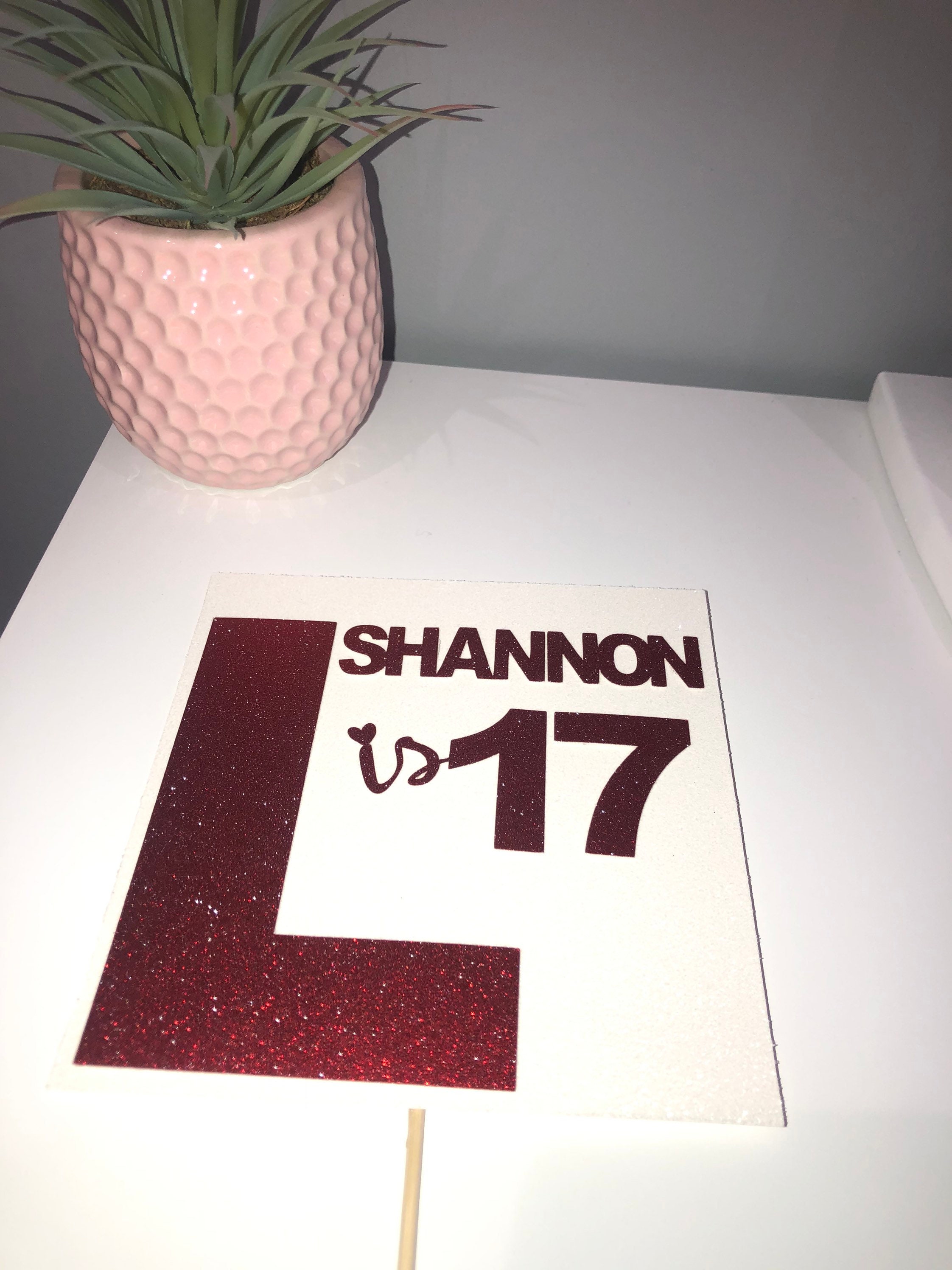 L Plate Cake Topper Learner Driver 17th 18th birthday Cake | Etsy