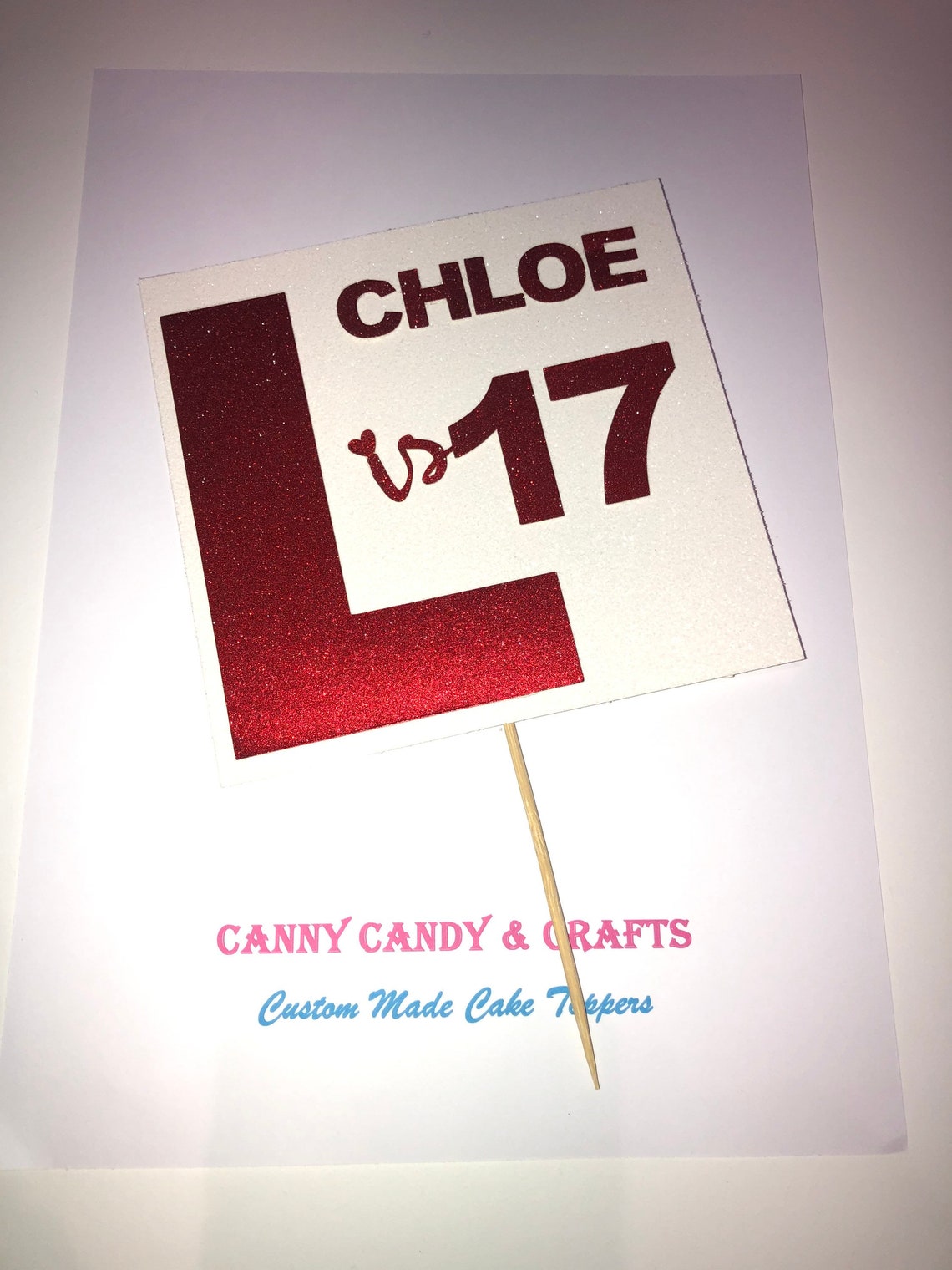 L Plate Cake Topper Learner Driver 17th 18th birthday Cake | Etsy