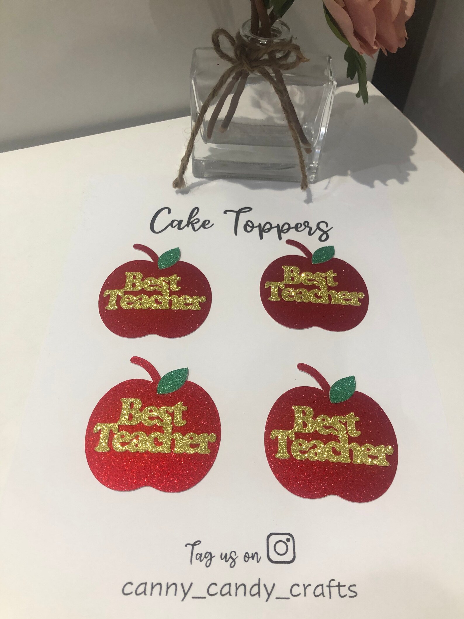 Best Teacher Cupcake Toppers School Leavers School Teacher - Etsy UK