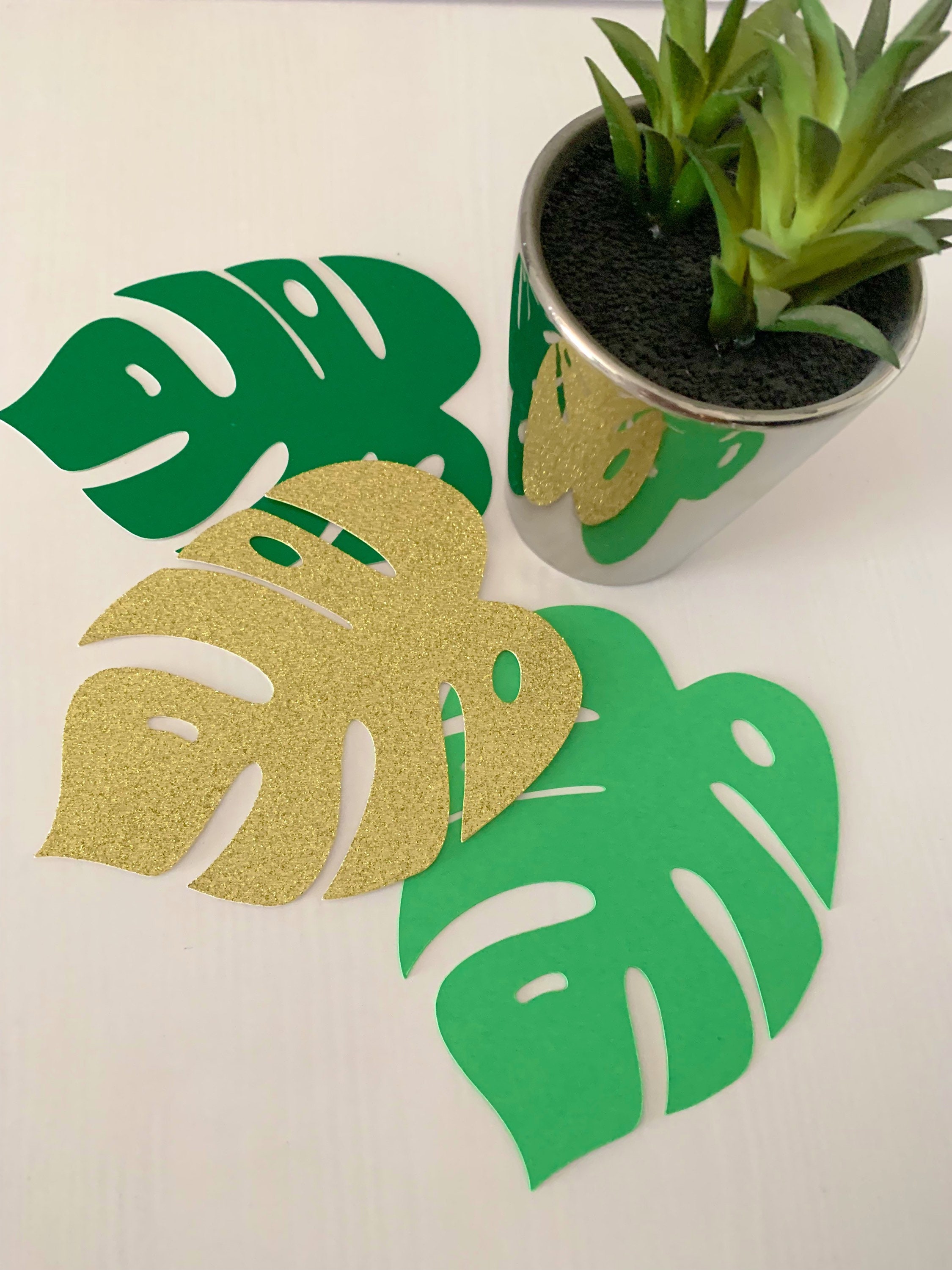 Palm Leaf Cake Topper, Palm Leaves, Palm Tree Cake Topper, Jungle ...