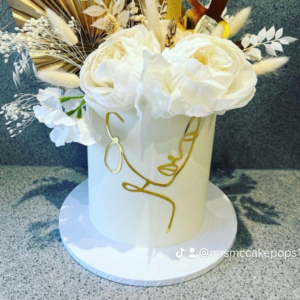 Lady Cake Topper - Etsy