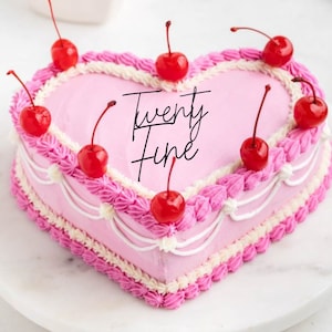 Twenty Fine Cake Charm, Twenty Fine Sheet Cake Charm, Bento Cake Twenty ...