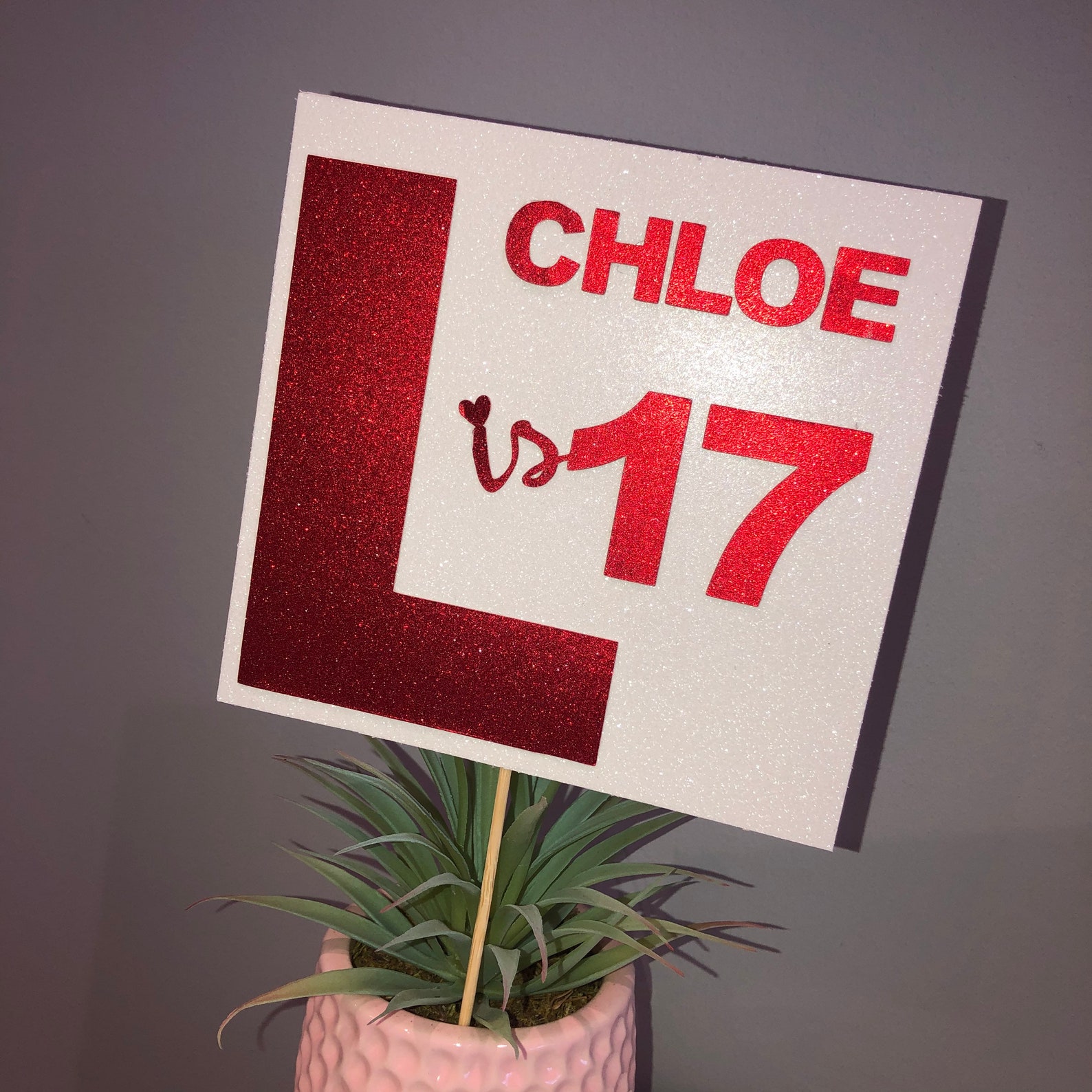 L Plate Cake Topper Learner Driver 17th 18th Birthday Cake | Etsy UK