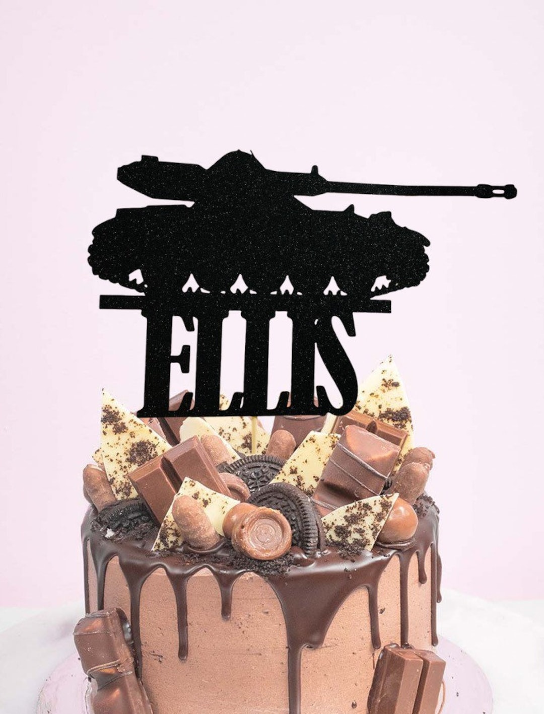 Personalised Army Tank Soldiers Cake Topper, Army Tank Cake Topper ...
