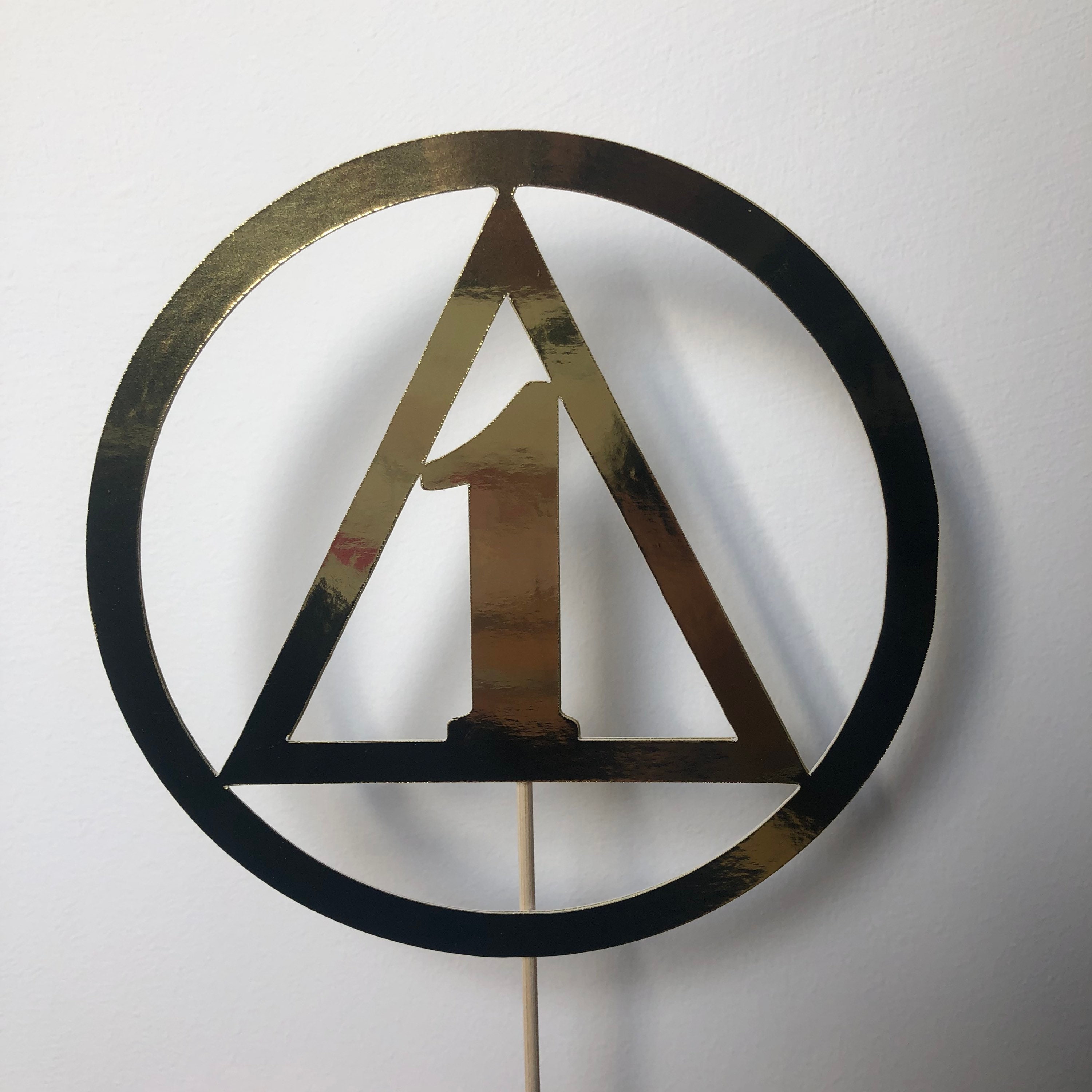 AA Cake Topper Sobriety Cake Topper Anniversary Gift Sober - Etsy