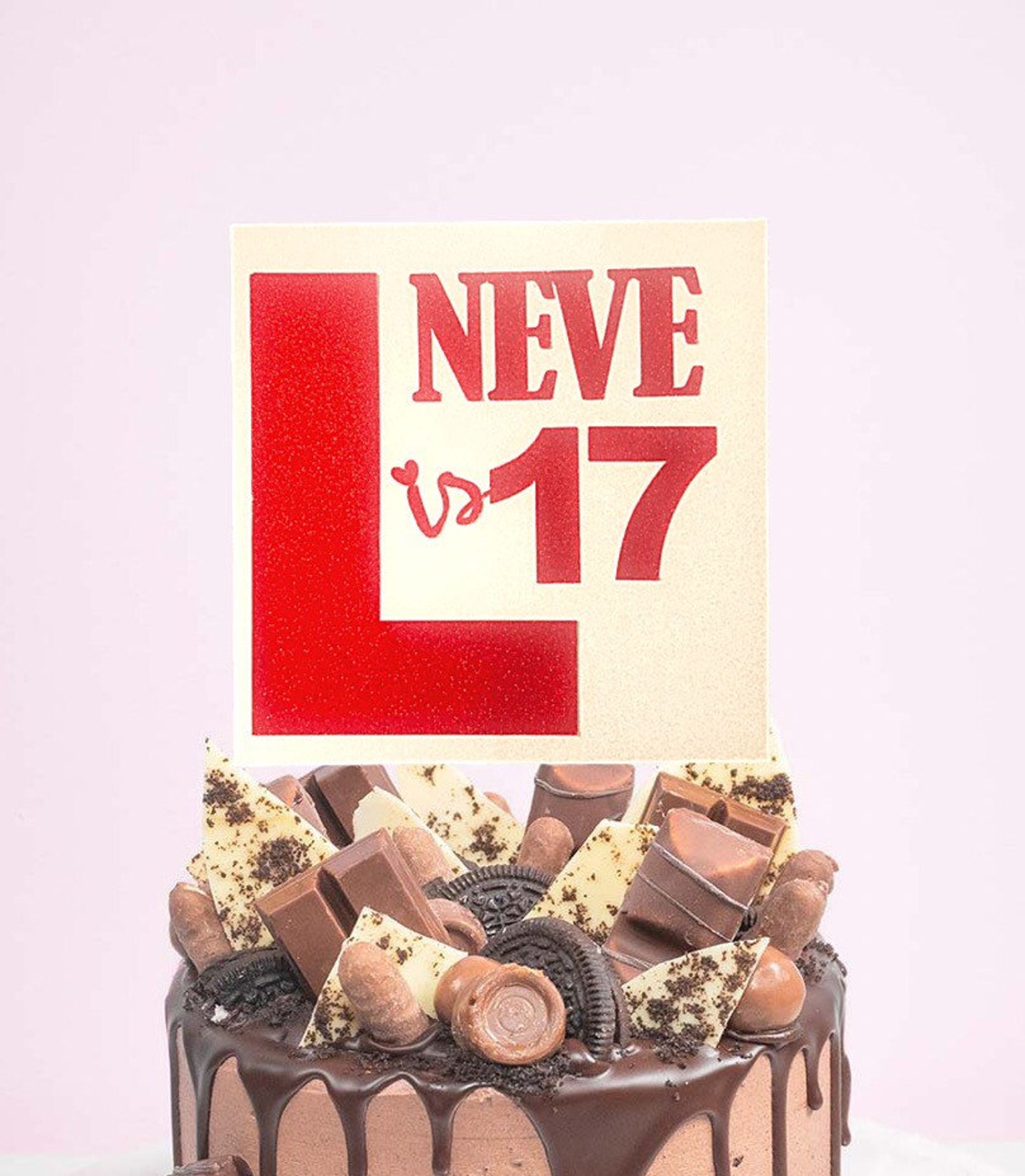 L Plate Cake Topper Learner Driver 17th 18th Birthday Cake | Etsy UK