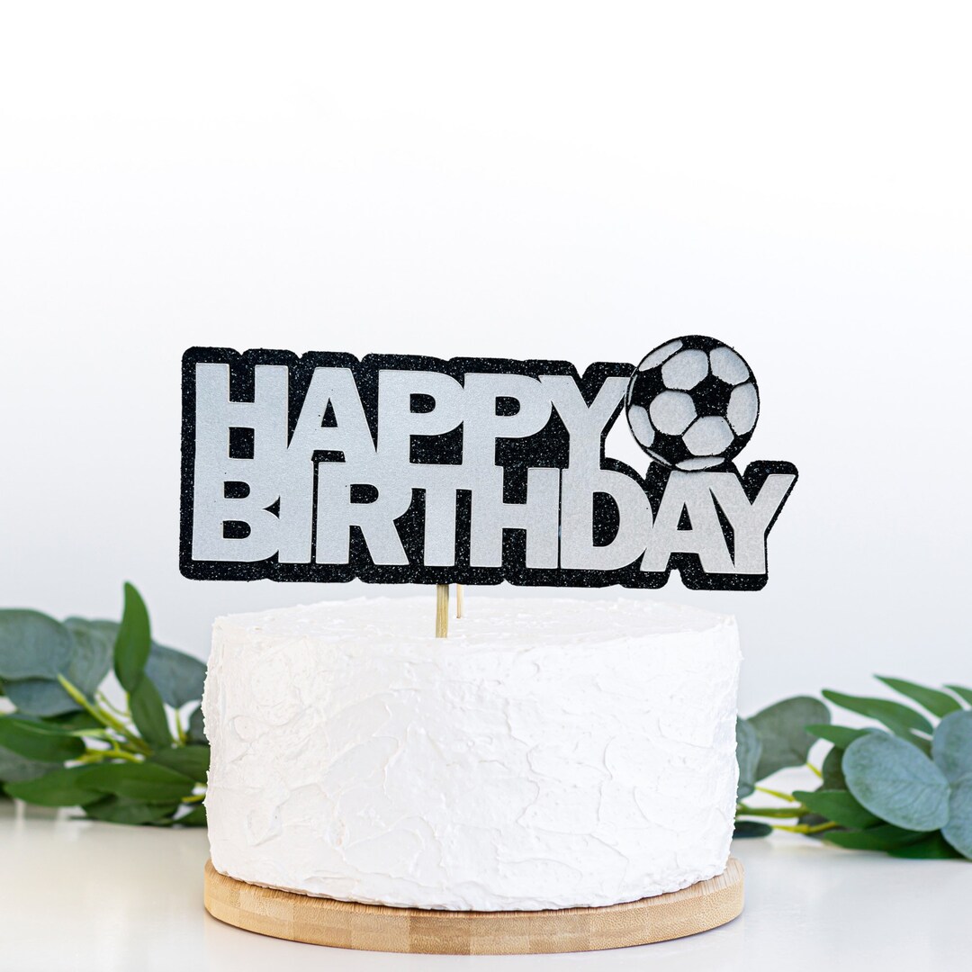 Football Cake Topper, Football Lover Cake Topper, Sport Cake Topper ...