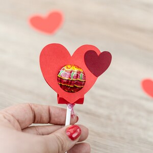 VALENTINE'S Day Lollipop Holder Bundle, 10 Pack, Ornament Gift SVG ...