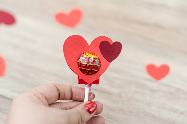 VALENTINE'S Day Lollipop Holder Bundle 10 Pack Ornament - Etsy