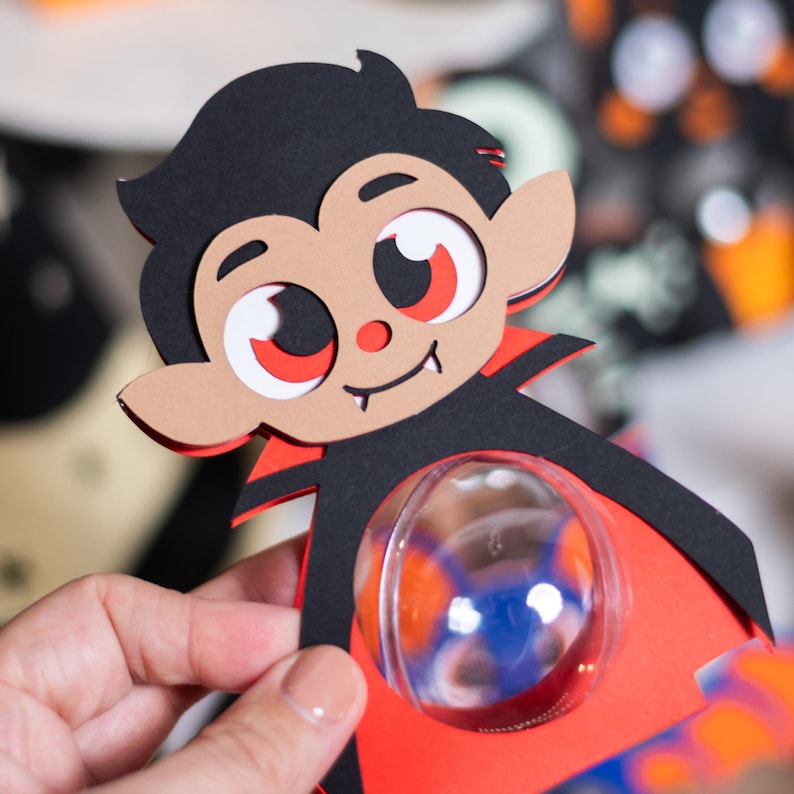 Vampire Viktor Halloween VAMPIRE Candy Holder, Treat Box, Ornament Gift ...