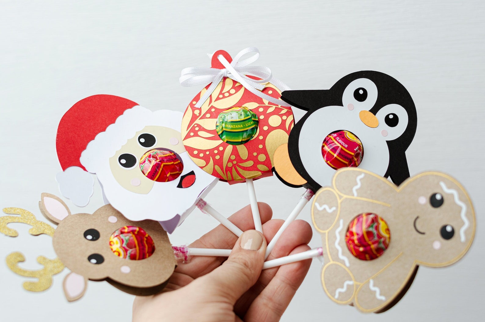 Christmas LOLLIPOP Holder SVG Bundle DIGITAL Download - Etsy