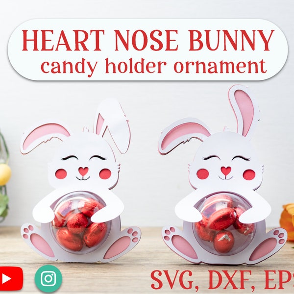 Bunny Nose Svg - Etsy