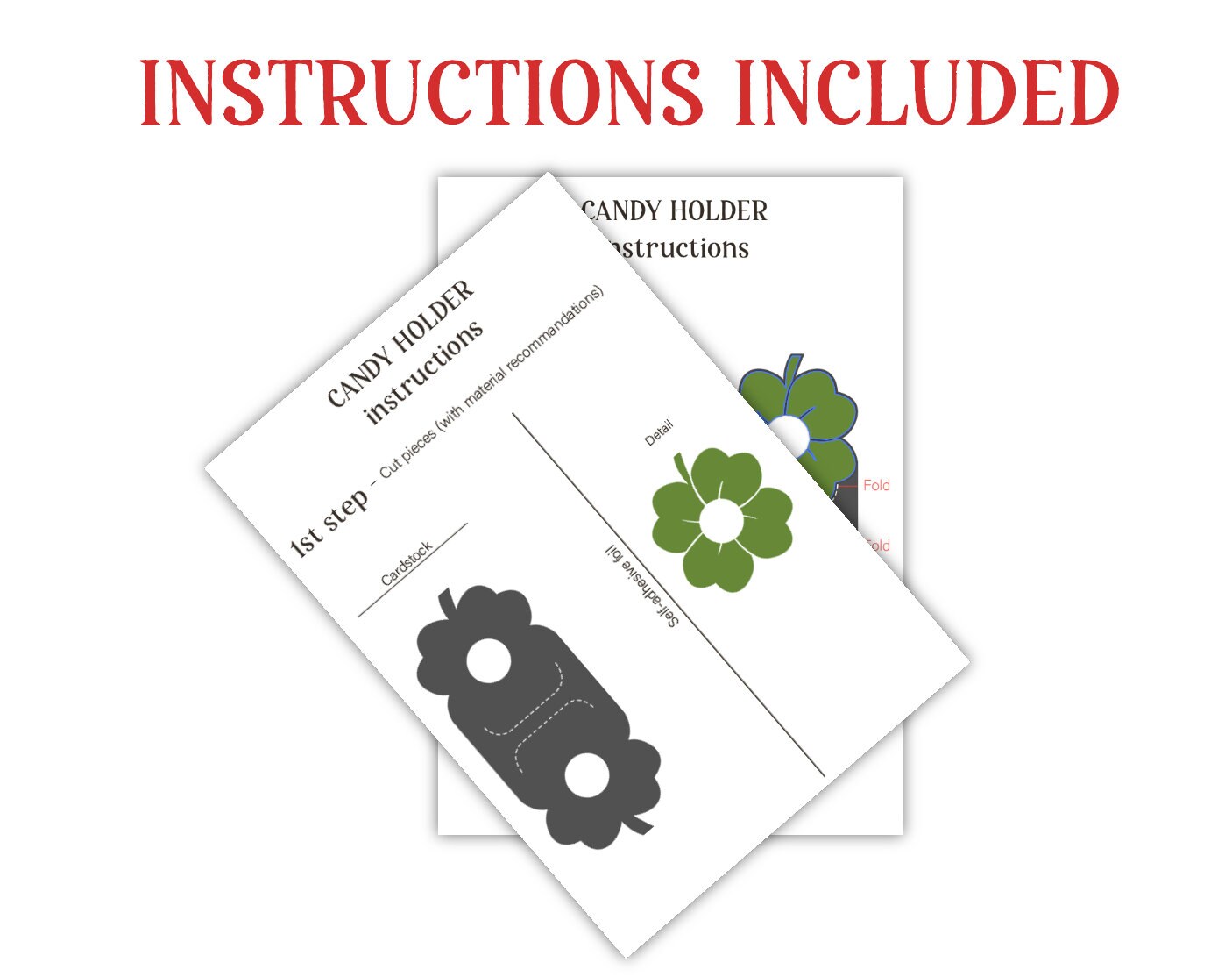 GOOD LUCK Candy Holder Svg DIGITAL Download - Etsy