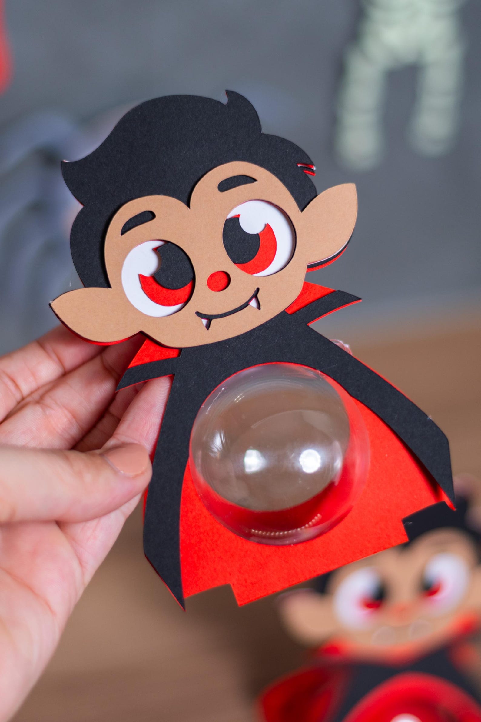 Vampire Viktor Halloween VAMPIRE Candy Holder, Treat Box, Ornament Gift ...