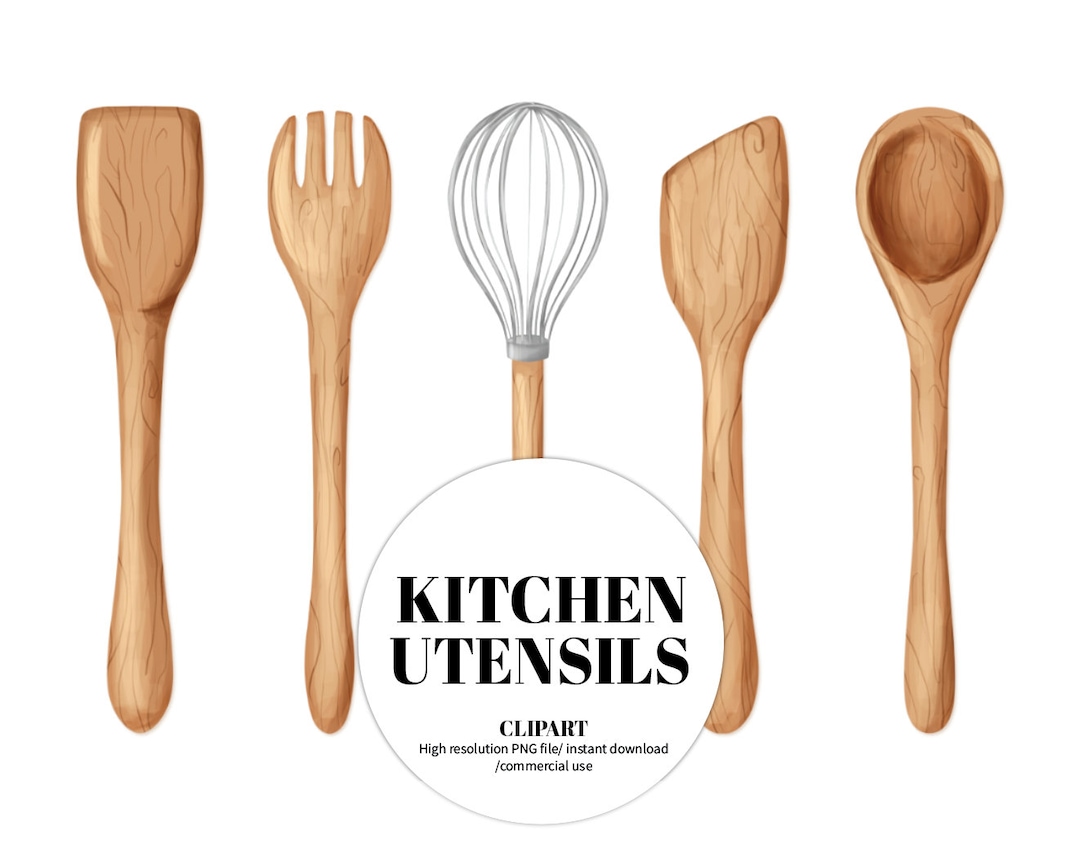 KITCHEN Utensils Clipart - DIGITAL DOWNLOAD - Etsy