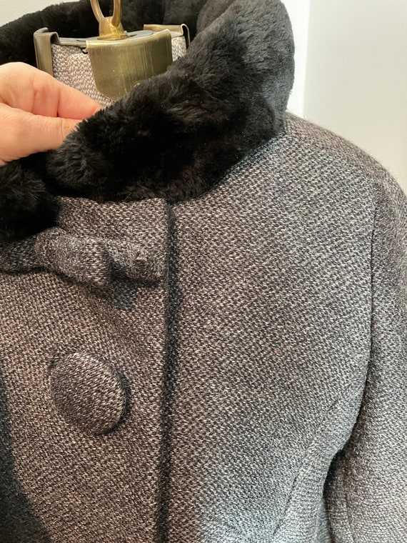 Early 1950 Town n Country Made in France Wool Faux Fu… - Gem