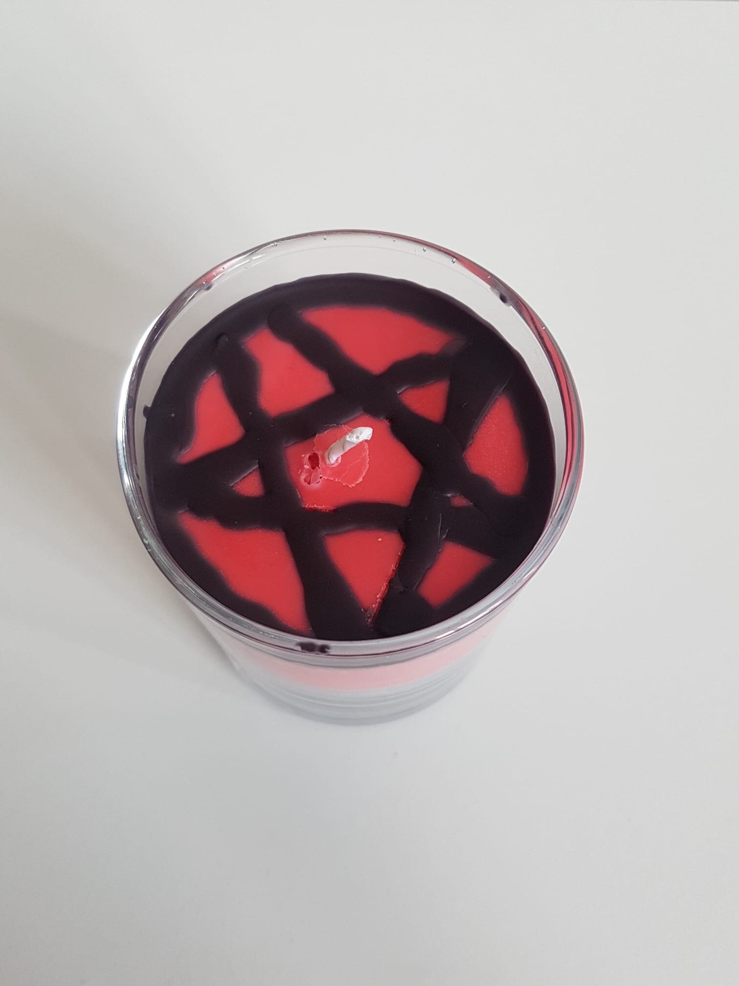 Satanic Candle Satanic Art Satanic Decor Gift for Goth | Etsy