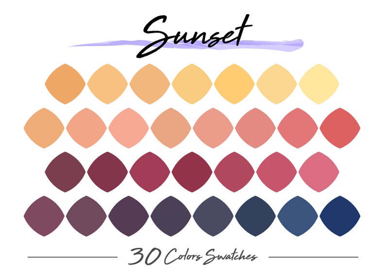 The Color Palette, Procreate, Swatches Color, Handpicked Colors to Help ...