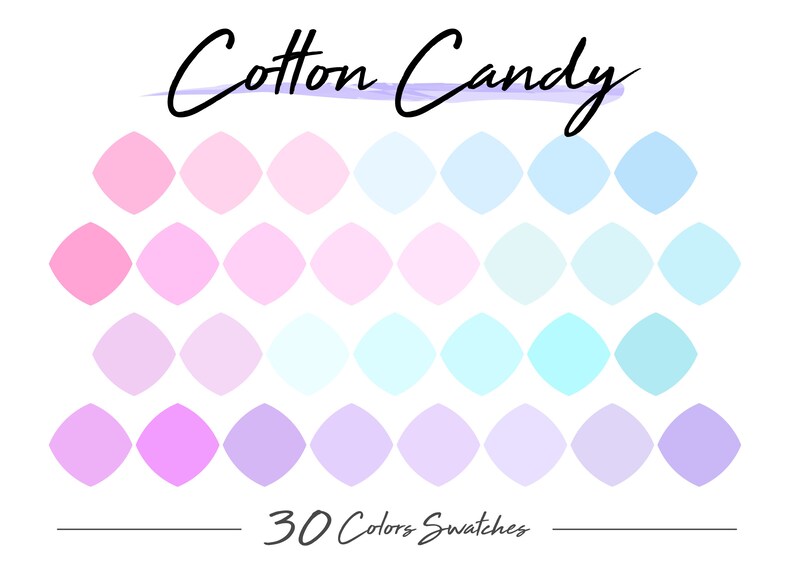 The Color Palette Procreate Swatches Color Handpicked Colors To Help You With Your Designs Etsy