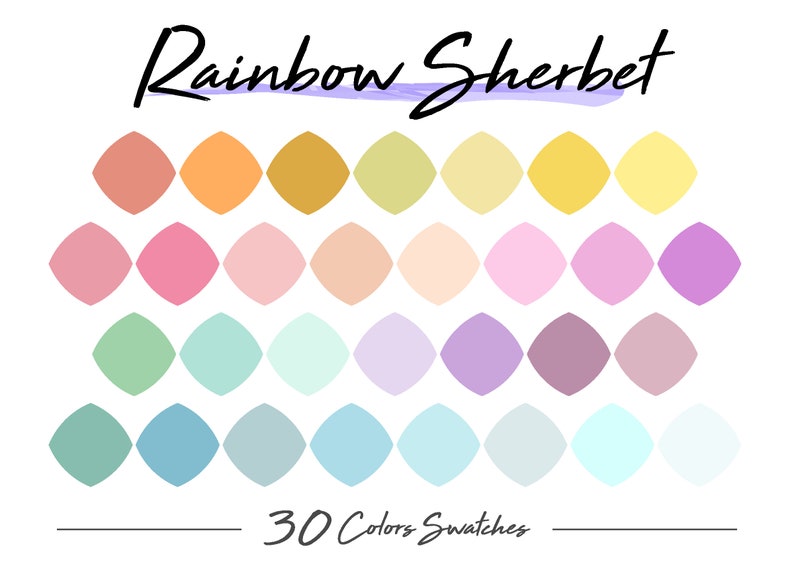 The Color Palette, Procreate, Swatches Color, Handpicked Colors to Help ...