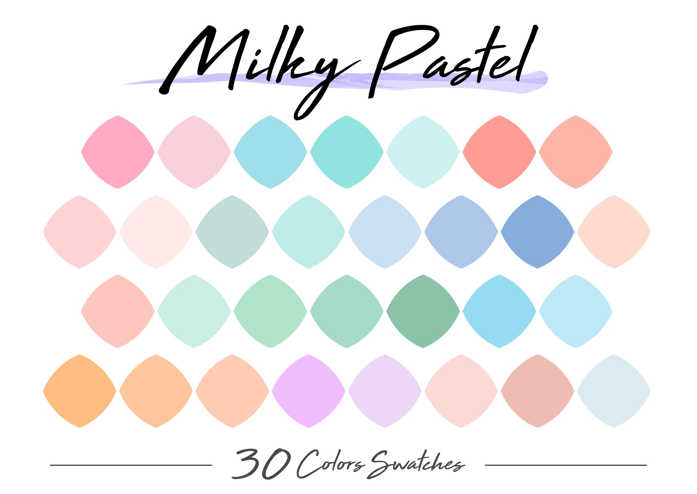 The Color Palette Procreate Swatches Color Handpicked Colors To Help