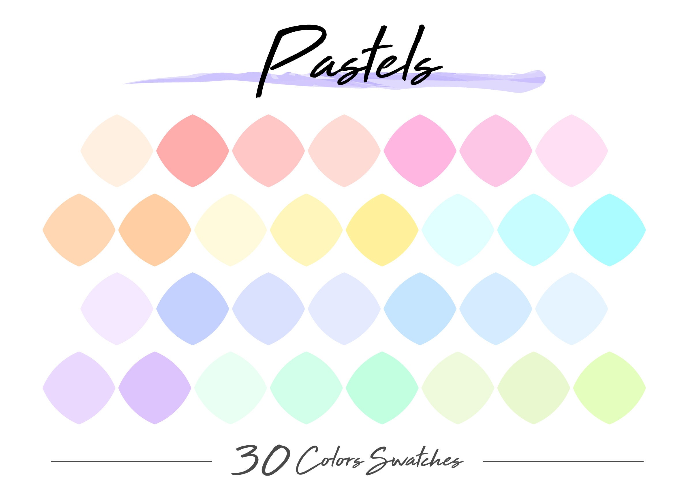 The Color Palette Procreate Swatches Color Handpicked Colors To Help