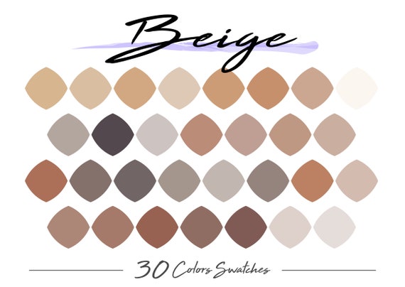 The Color Palette Procreate Swatches Color Handpicked - Etsy