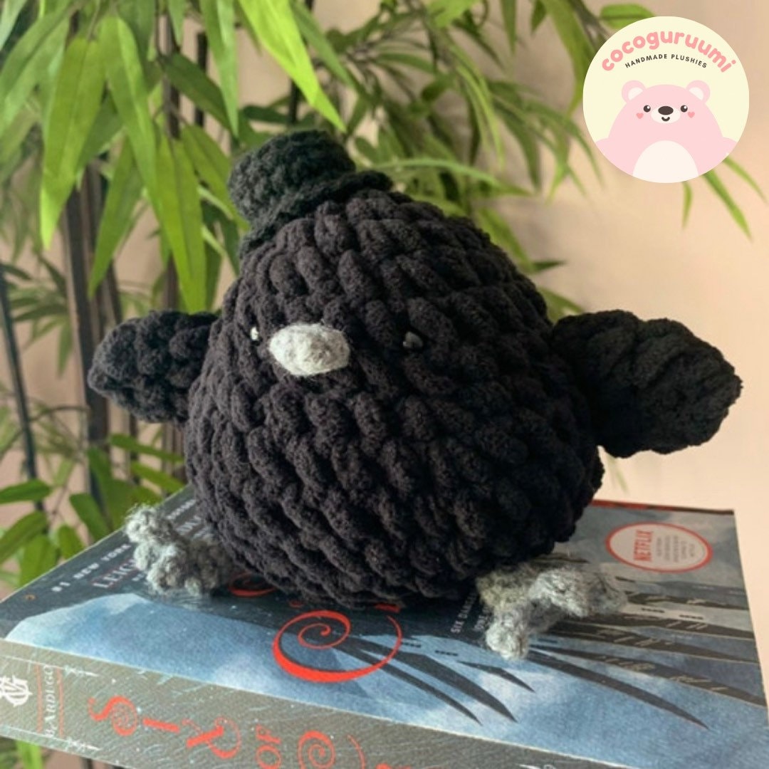 PDF PATTERN Six of Crows-inspired Crow Plush Crochet Crow - Etsy
