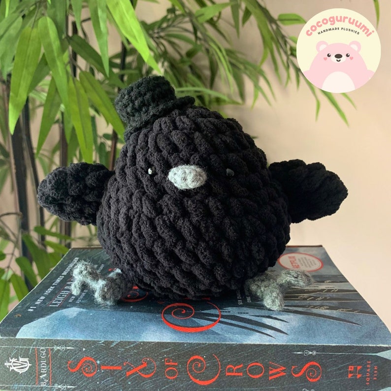 PDF PATTERN Six of Crows-inspired Crow Plush Crochet Crow - Etsy