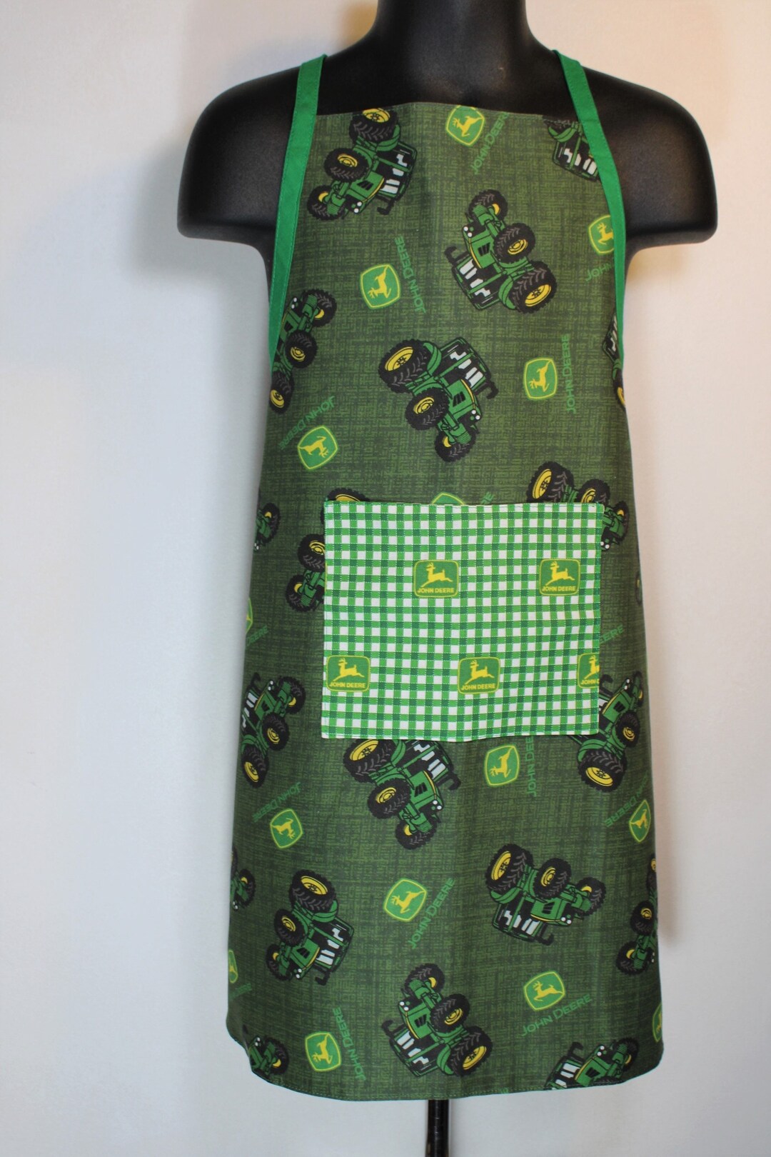 John Deere Themed Aprons for Children, Toddler and Youth Sizes, With ...
