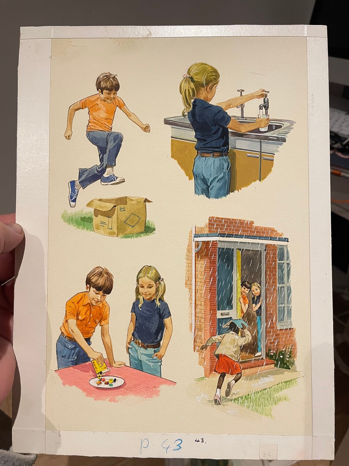 Peter and Jane - Original Ladybird Artwork - Martin Aitchison - Etsy