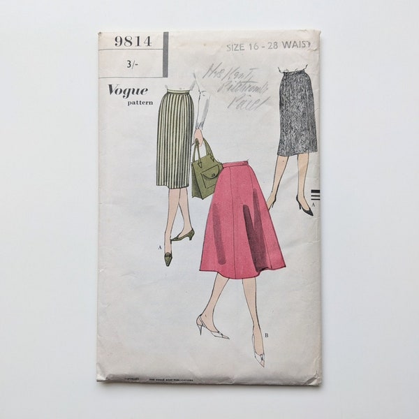 1950s Skirt Pattern - Etsy