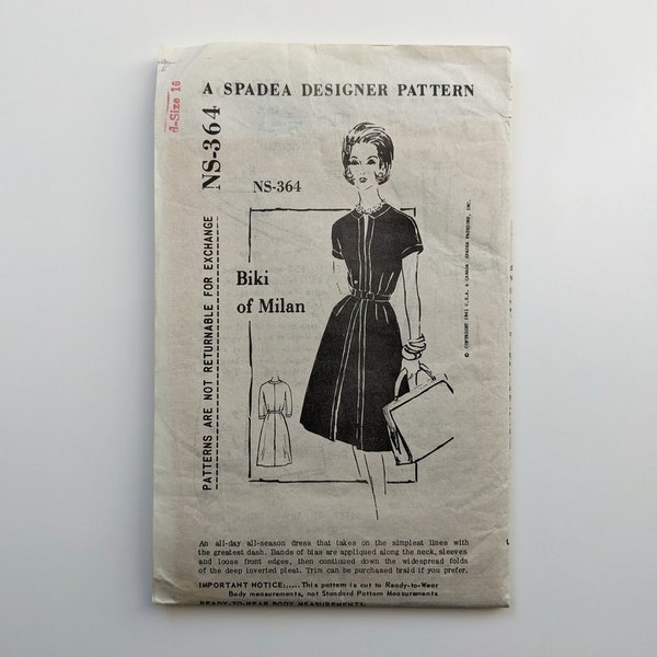 Spadea Pattern - Etsy