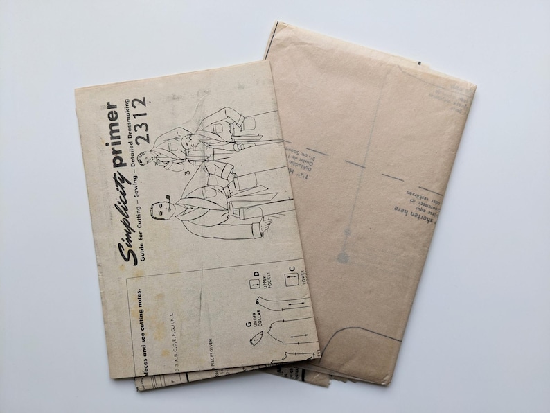 Vintage 1950s Sewing Pattern | Men’s Robe | Simplicity 2312 | Small - Etsy